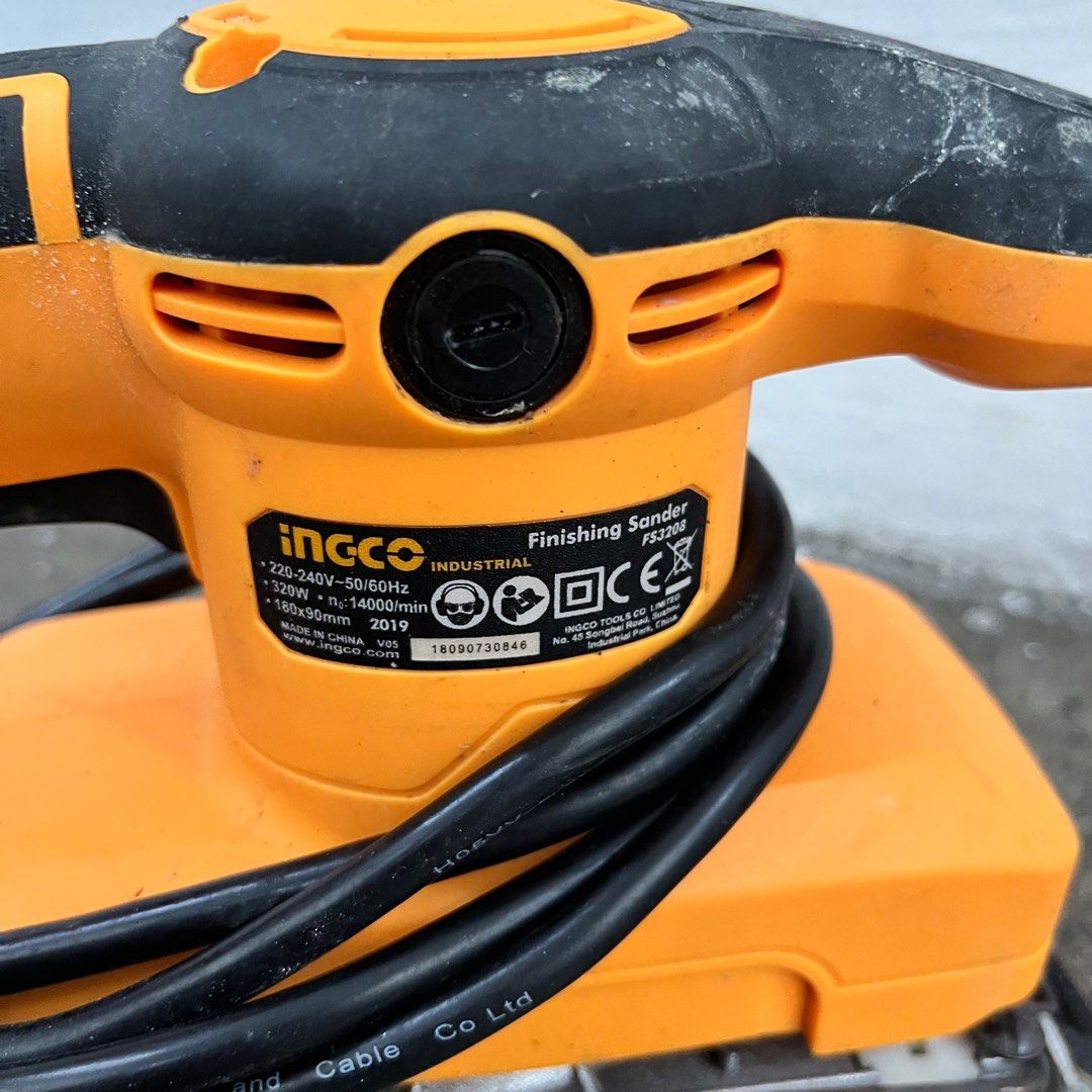 Ingco wood finishing sander for home or industrial nt makita bosch ...