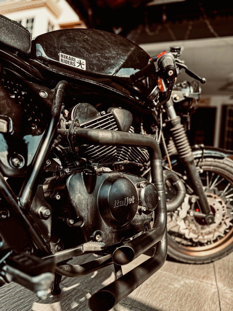 Italjet Buccaneer 250i Cafe Racer, Motorbikes on Carousell