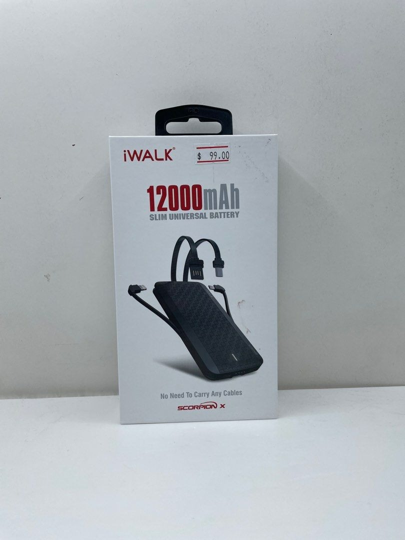 iWALK Scorpion UBT12000X Powerbank (Built-in Lightning, Micro USB ...