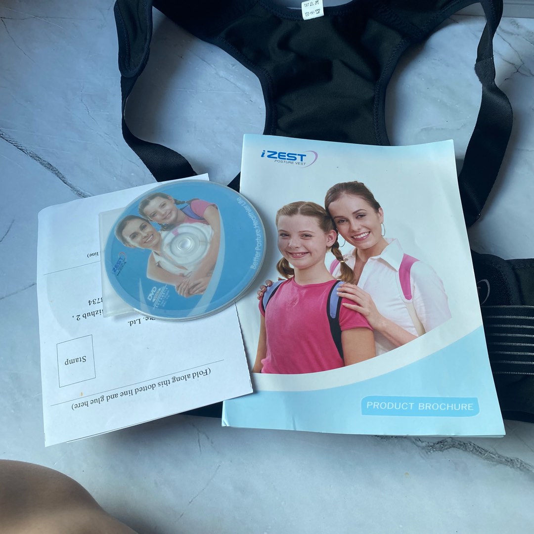 Izest posture vest, Kesehatan & Kecantikan, Kulit, Sabun & Tubuh di ...
