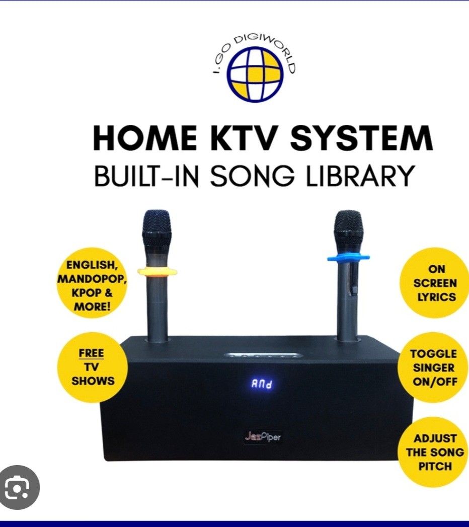 Jazpiper ktv system, TV & Home Appliances, TV & Entertainment ...