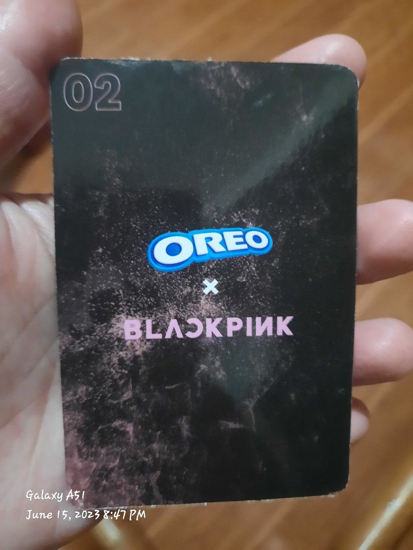 Jennie oreo photo card, Hobbies & Toys, Memorabilia & Collectibles, K ...