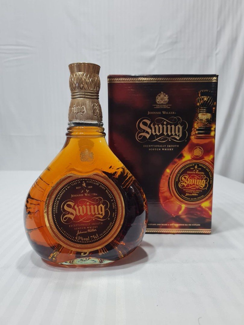 Johnnie Walker Swing 750ml, Food & Drinks, Alcoholic Beverages on Carousell