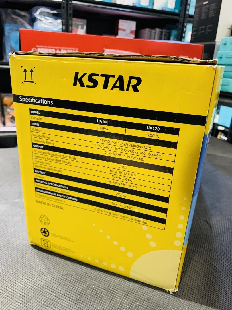 💯KSTAR UA100 Micro 1000 1000VA/600W 2x7AH UPS, Computers & Tech, Parts & Accessories, Computer ...