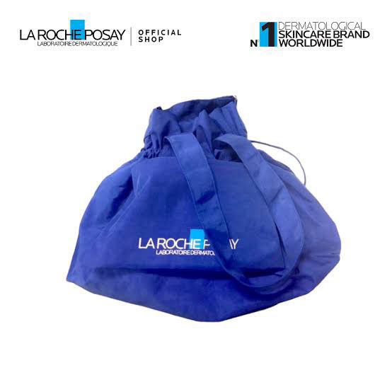 la roche posay dumpling bag (navy sling bag), Fesyen Wanita, Tas ...