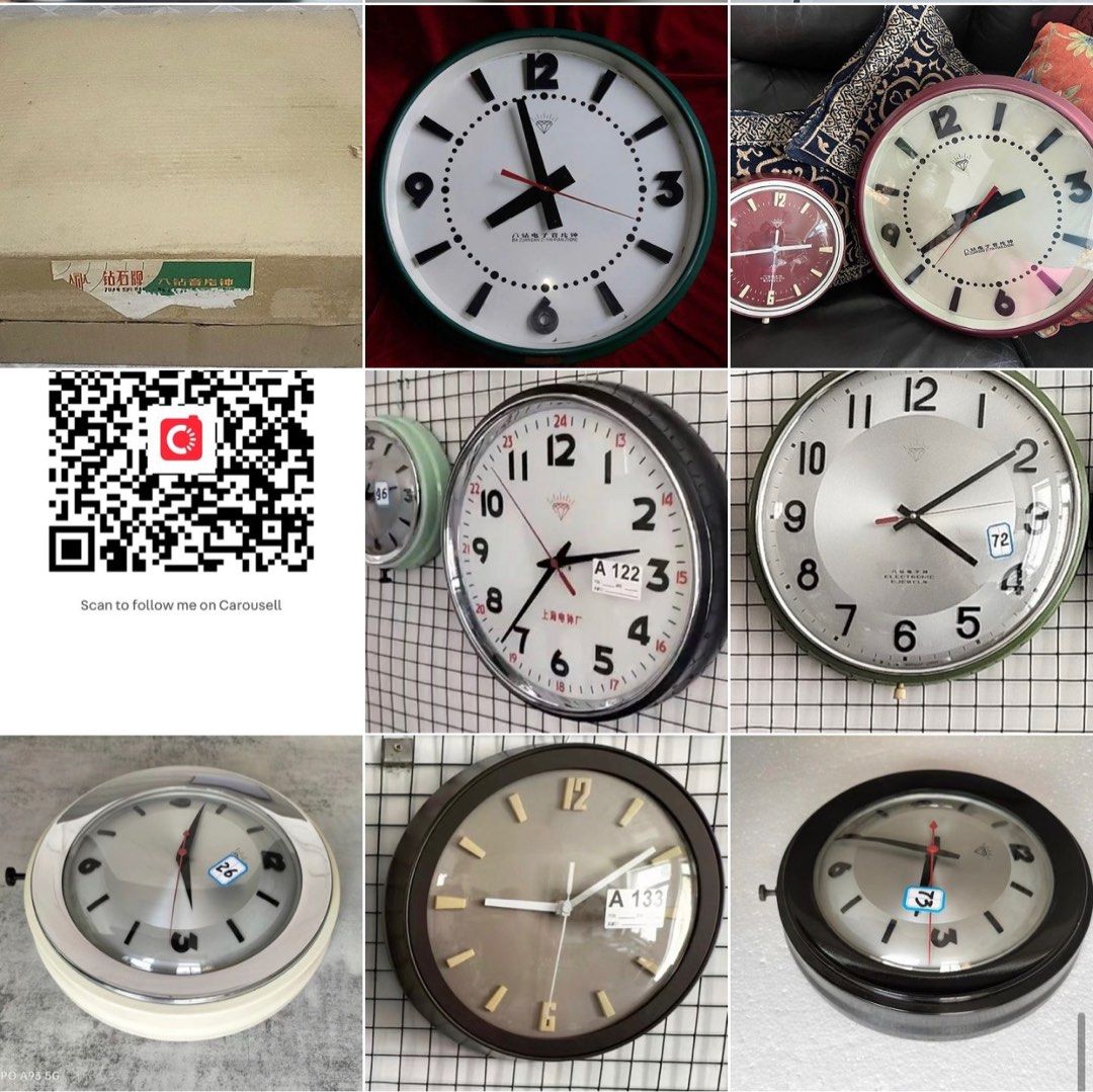 Largest Collections of Diamond Clocks on IG, Furniture & Home Living ...