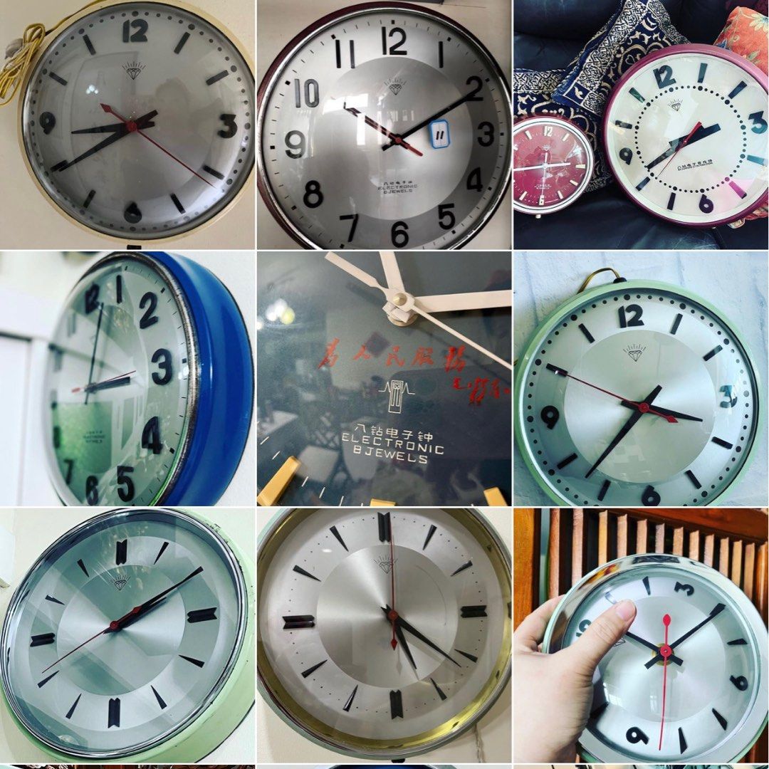 Largest Collections of Diamond Clocks on IG, Furniture & Home Living ...