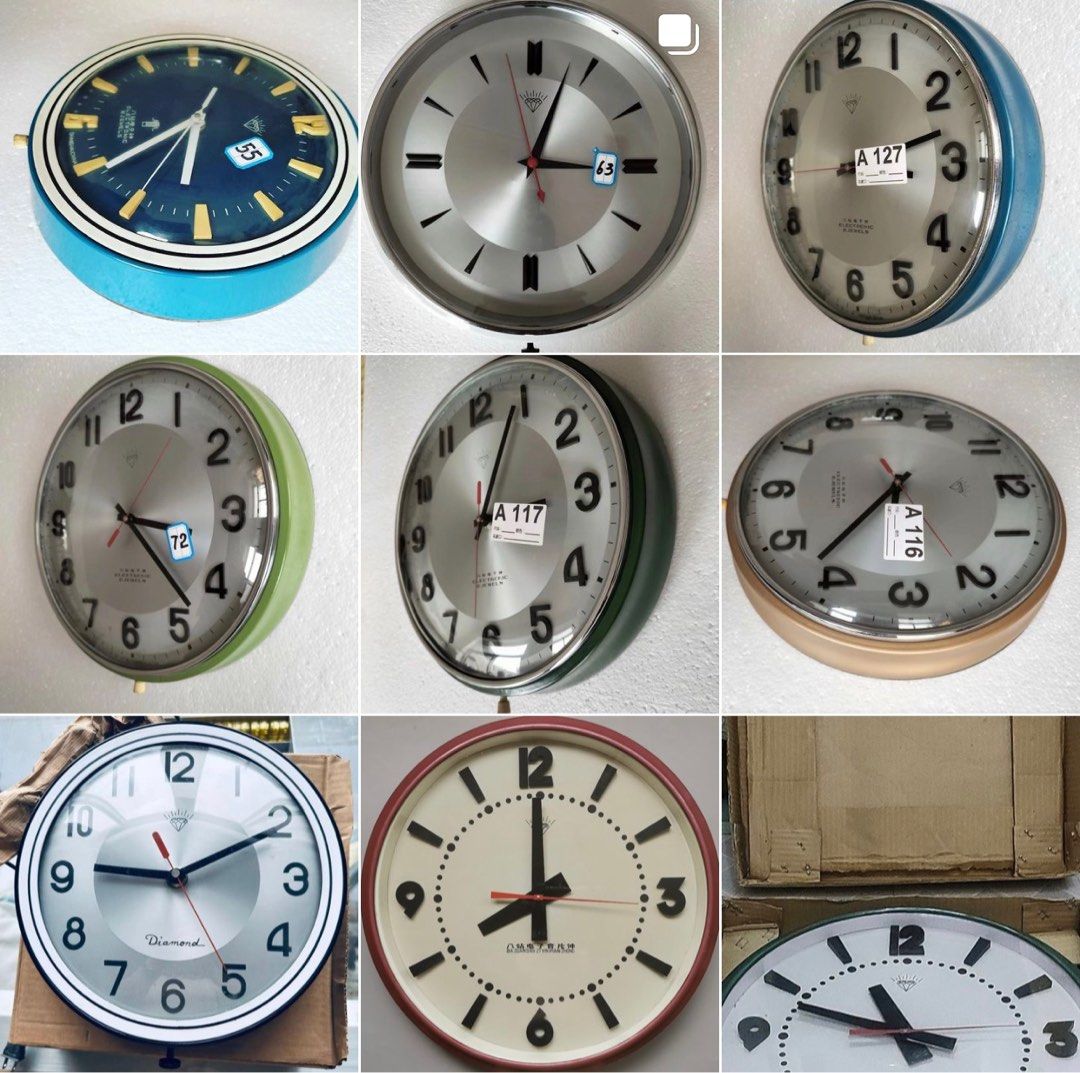 Largest Collections of Diamond Clocks on IG, Furniture & Home Living ...