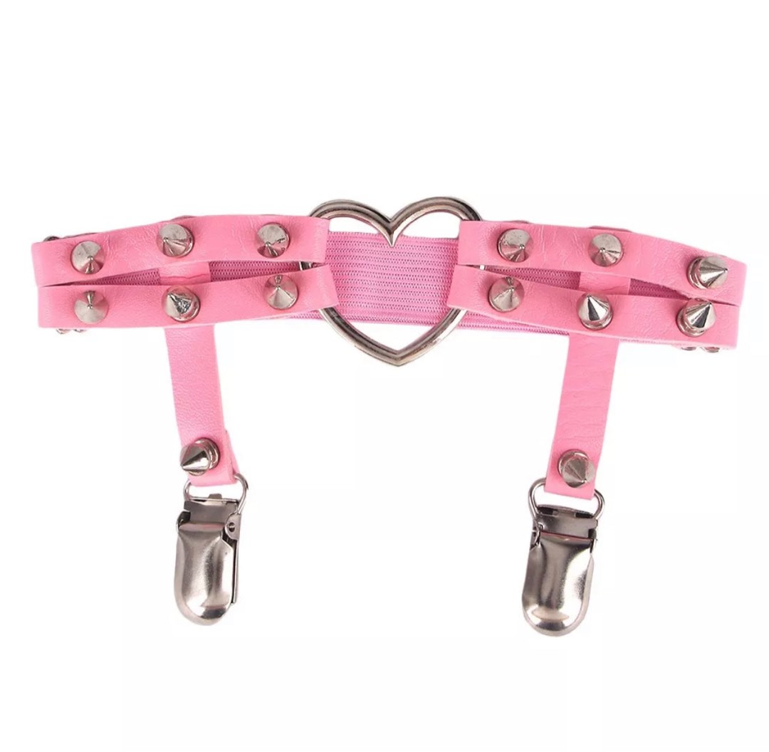 Leg ring punk style leg belt, Women's Fashion, Watches & Accessories ...