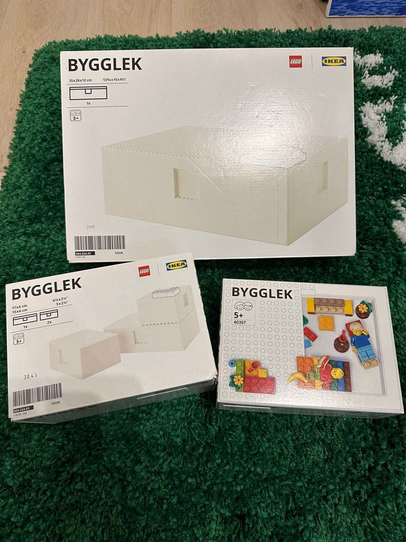 Lego x IKEA BYGGLEK Set Of 3, Hobbies & Toys, Toys & Games on Carousell
