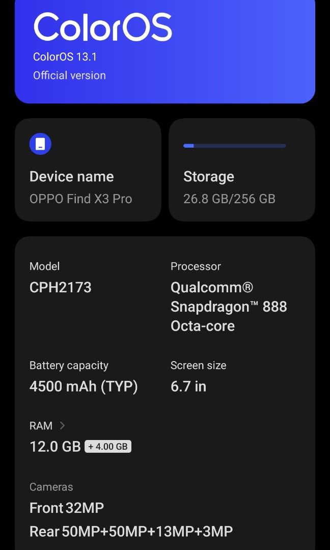 Like New Full Box SG Wty Oppo Find X3 Pro 5G 12+256GB Gloss Black (with ...