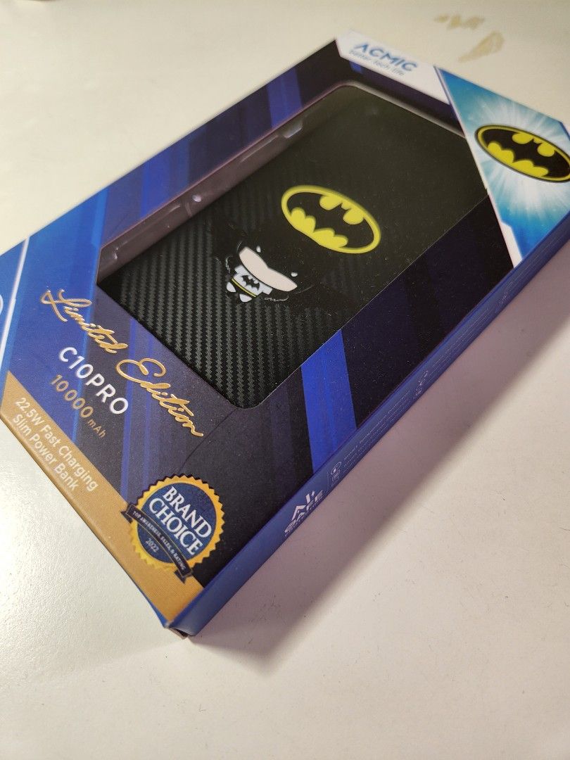 Limited edition DC BATMAN charger, Computers & Tech, Parts ...