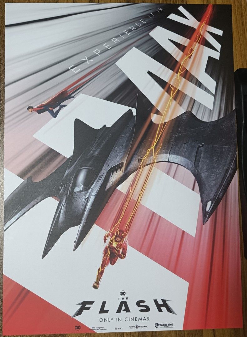 (Limited Edition) The Flash 2023 Movie Poster, Hobbies & Toys ...