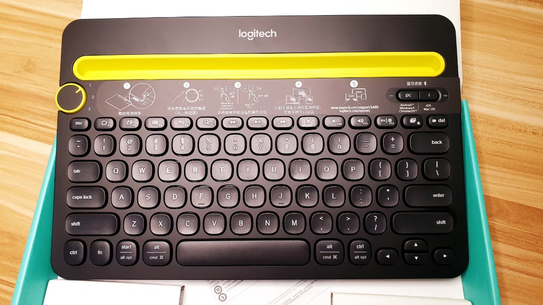 Logitech Multi Device Wireless Keyboard K480, Computers & Tech, Parts ...
