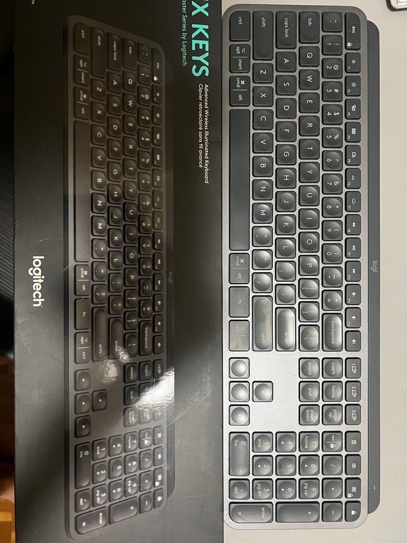 Logitech MX Keys - Graphite, Computers & Tech, Parts & Accessories ...