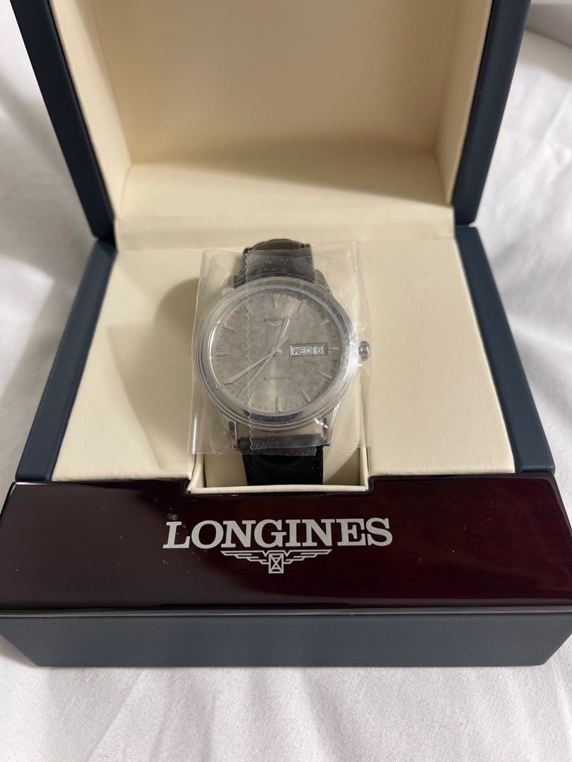 [NOS] Longines Flagship Day Date Silver Dial, Luxury, Watches on Carousell
