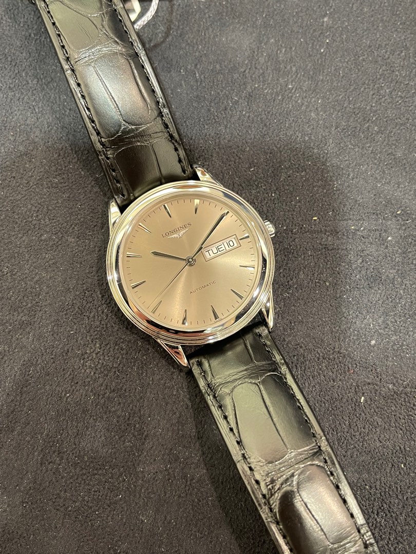 [BNIB] Longines Flagship Day Date Silver Dial, Luxury, Watches on Carousell