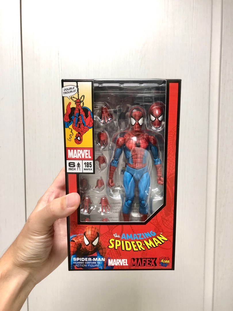 MAFEX #185 Spider-Man Brand New Box 100% Authentic, Hobbies & Toys ...