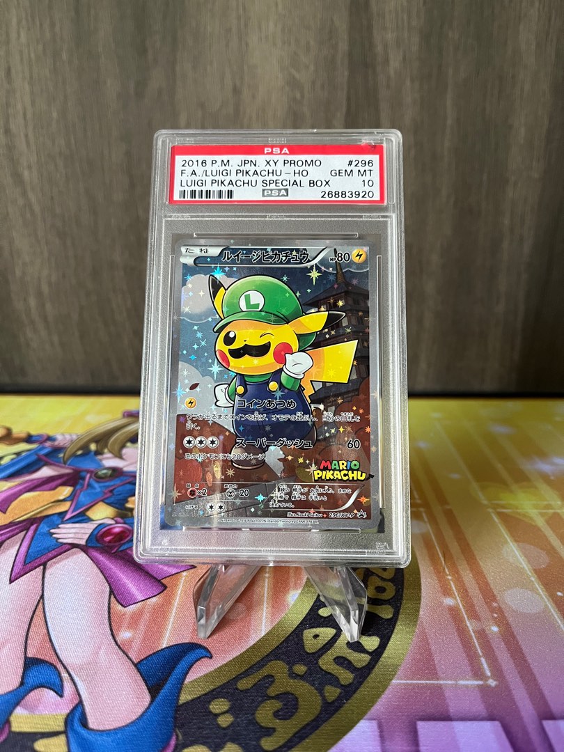 Mario Luigi Pikachu PSA 10, Hobbies & Toys, Toys & Games on Carousell