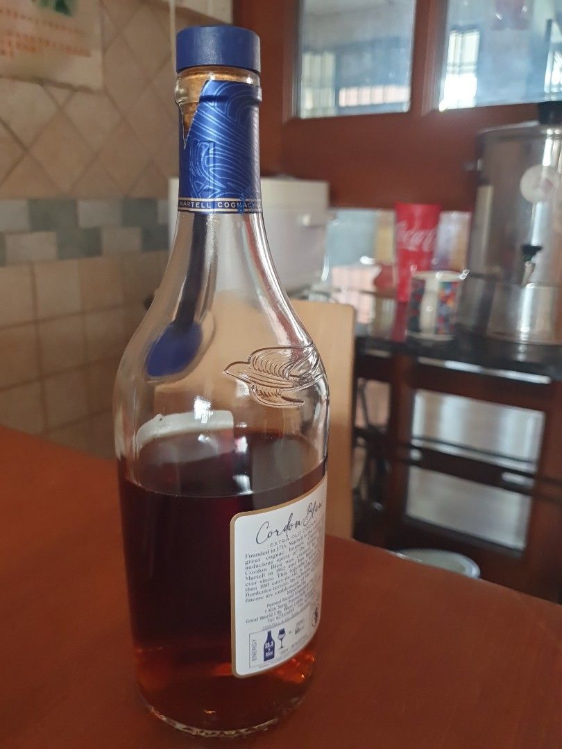 Martell Cordon Bleu Cognac, Food & Drinks, Alcoholic Beverages on Carousell