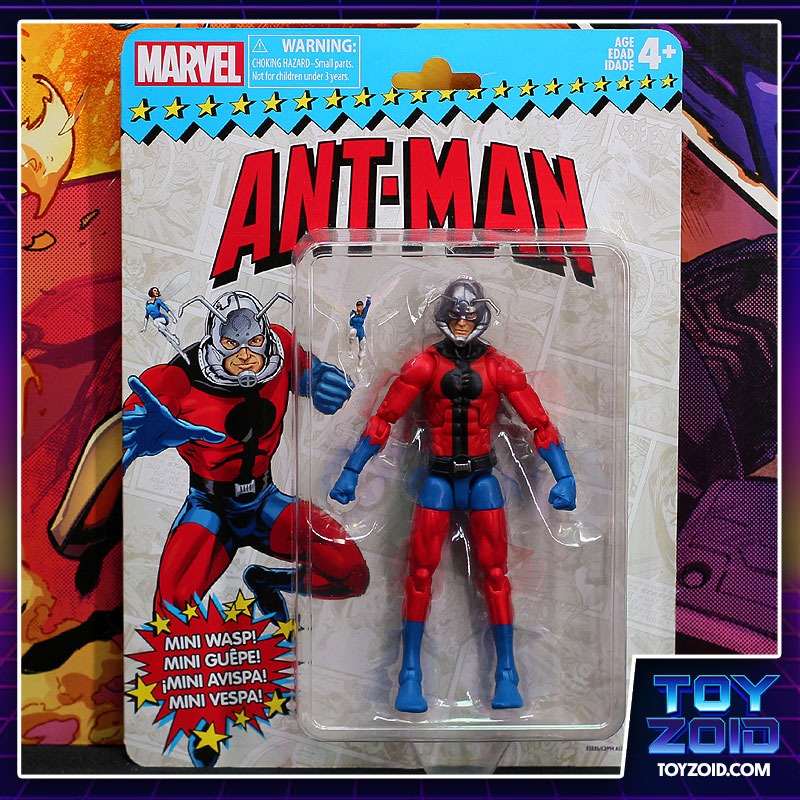 Marvel Legends Avengers Retro Collection Series Ant-Man with Mini Wasp ...