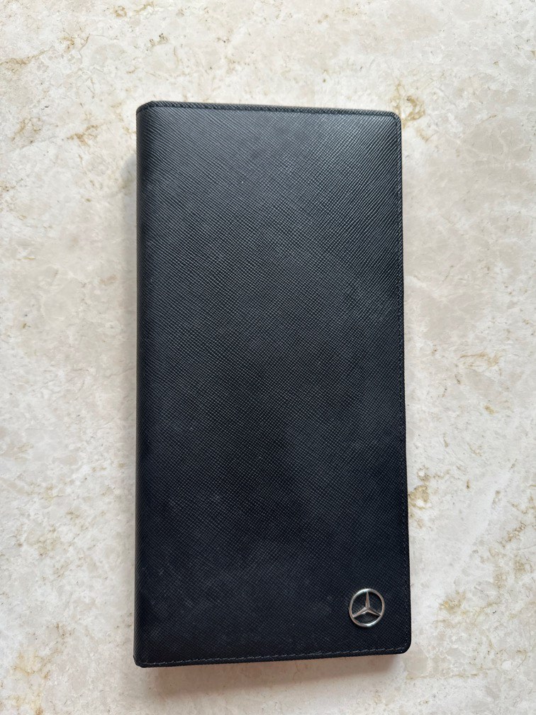 Mercedes Benz Leather Long Wallet, Men's Fashion, Watches & Accessories ...