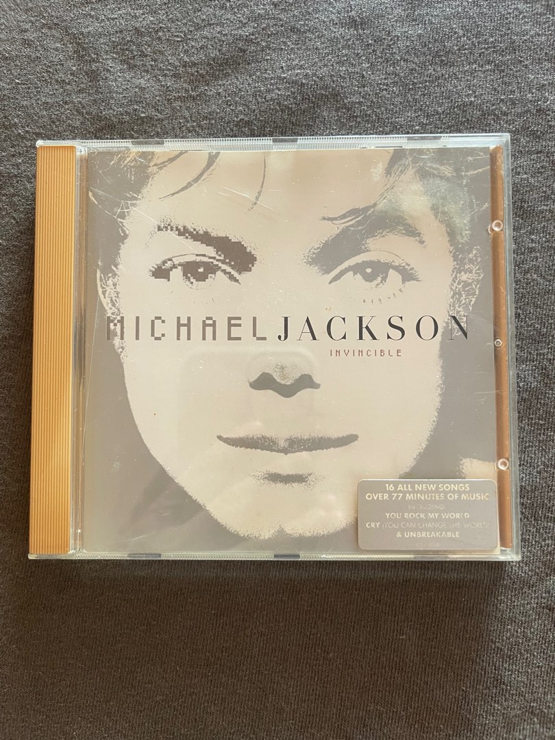 MICHAEL JACKSON - INVINCIBLE, Hobbies & Toys, Music & Media, CDs & DVDs ...