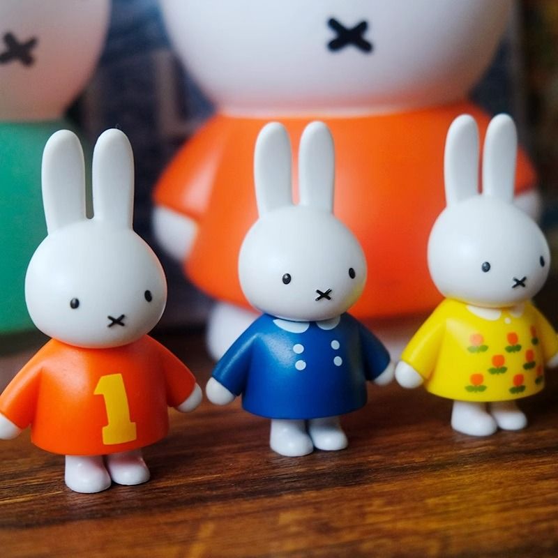 Miffy Cute Design Figurines / Cake Toppers (4 Pcs a Set), Hobbies ...