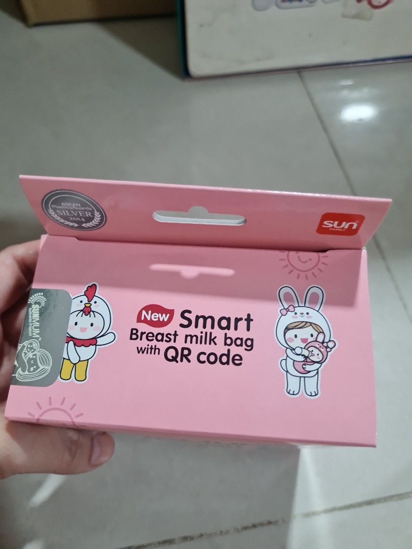 Milk Bag 8oz x 50bags with SMART QR code, Babies & Kids, Nursing & Feeding, Breastfeeding ...