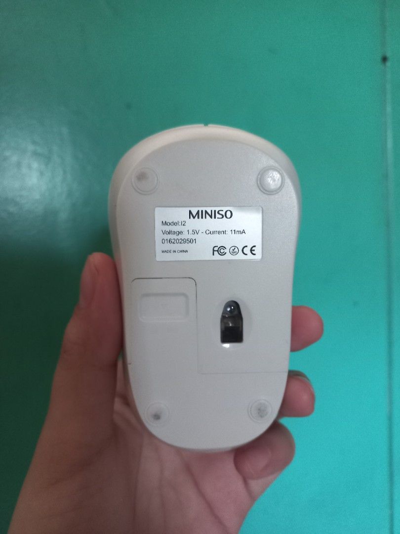 Miniso Wireless Keyboard And Mouse Set White And Gray Computers And Tech Parts And Accessories