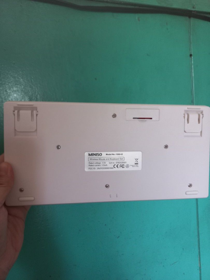 Miniso Wireless Keyboard And Mouse Set White And Gray Computers And Tech Parts And Accessories