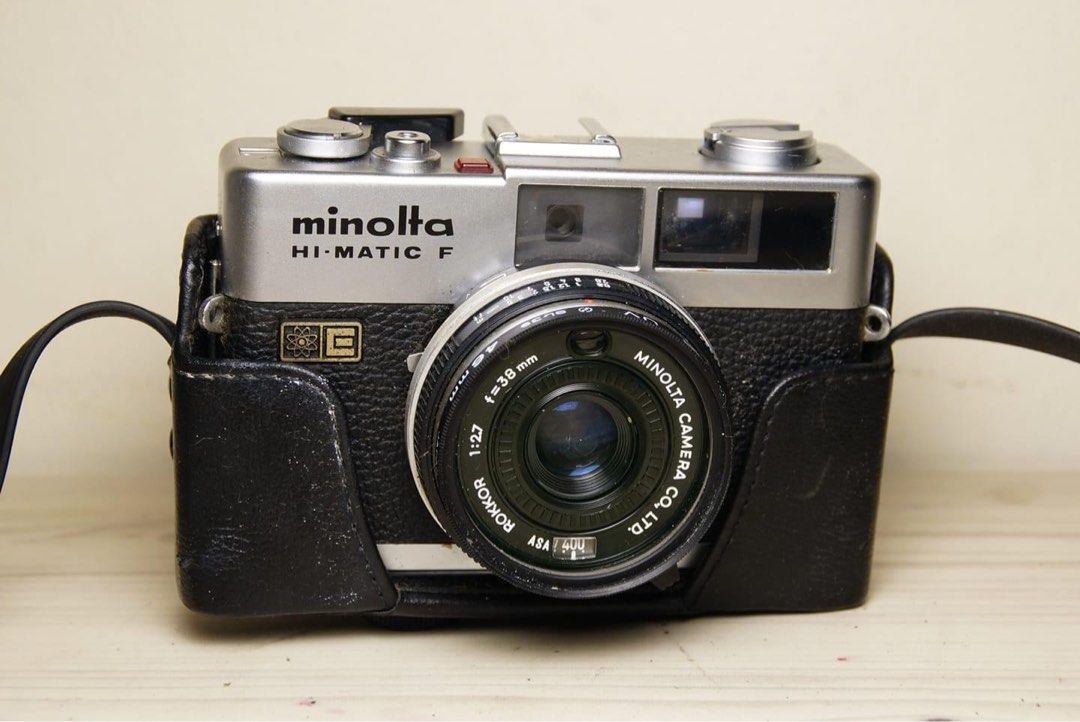 Minolta Hi-Matic F Rangefinder Film Camera on Carousell