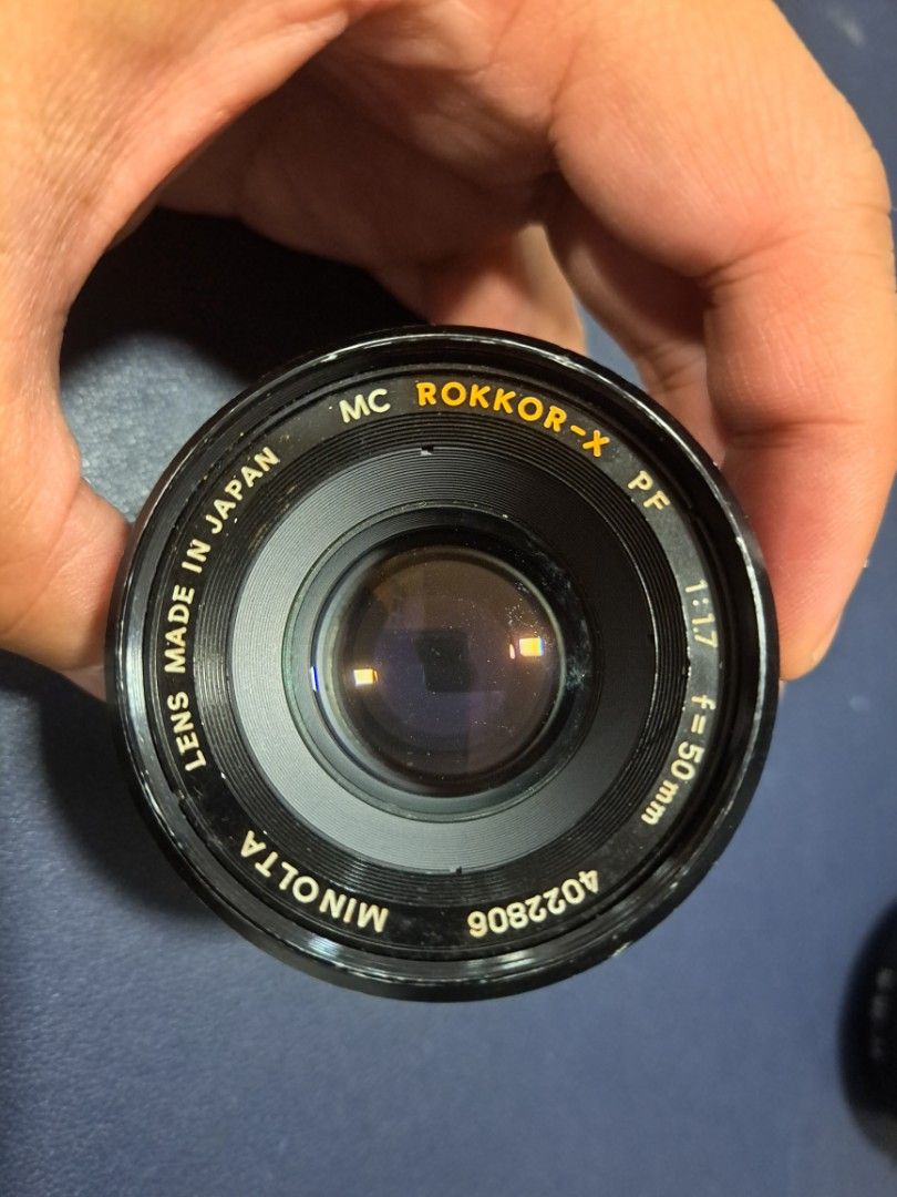 Minolta MC Rokkor-X 50mm f1.7 and Vivitar Series 1 35-85mm f2.8 ...