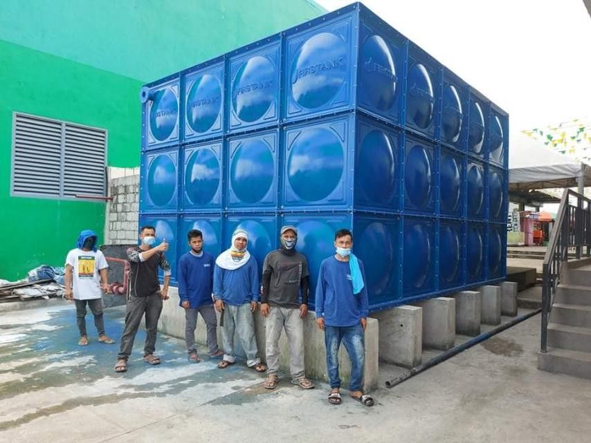 modular tank SS or FRP 1mt x 1mt panel, Commercial & Industrial ...