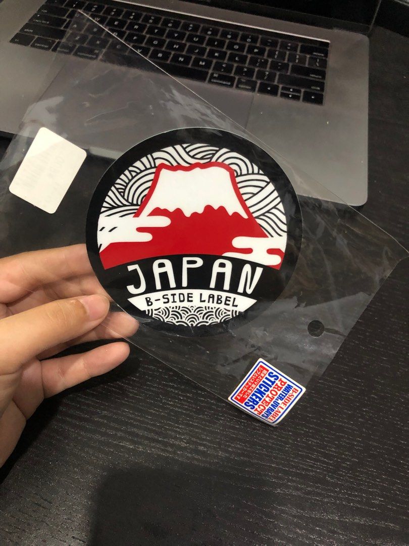 Mount Fuji Japan B-side label Sticker Japanese Rimowa Bape Macbook ...