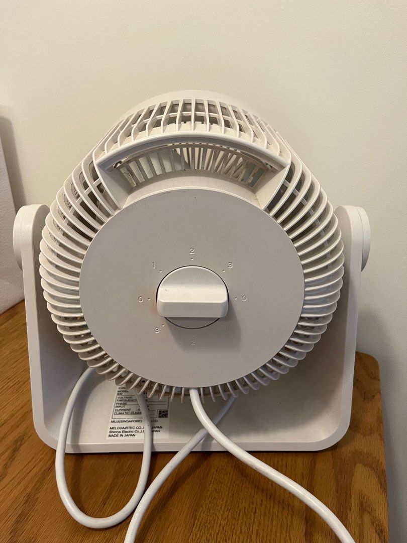 Muji Low Noice Circulator Fan, Furniture & Home Living, Lighting & Fans ...