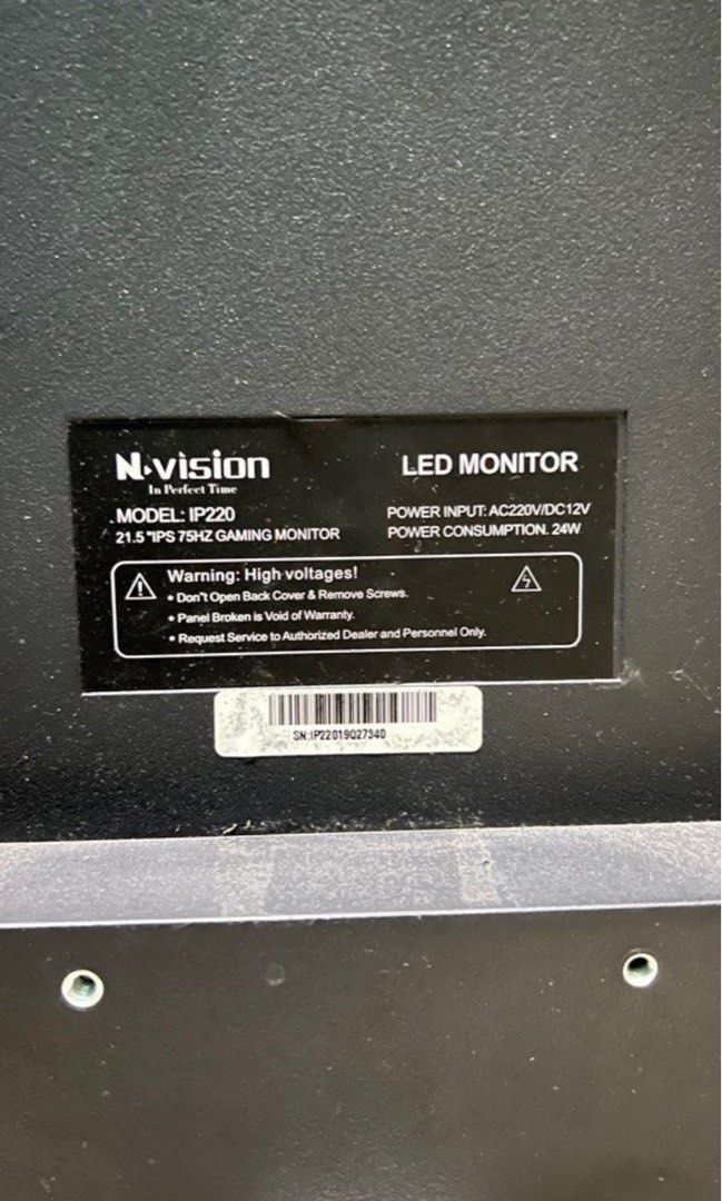 Nvision monitor 21.5" display, Computers & Tech, Parts & Accessories ...
