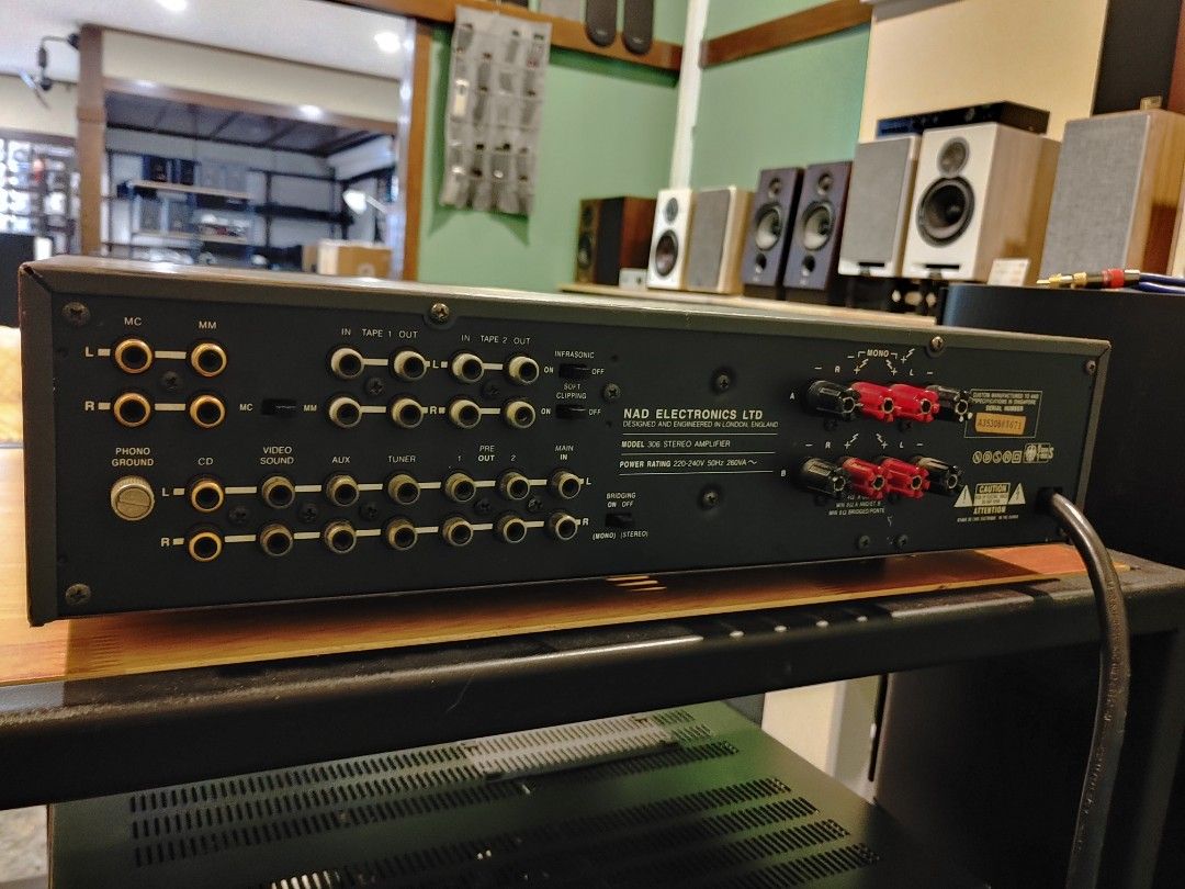 NAD 306 Stereo Integrated High-fidelity Amplifier | 50WPC into 8Ω ...