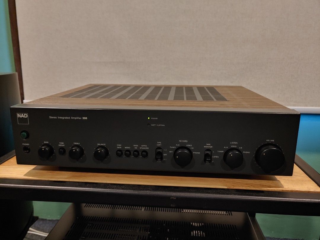 NAD 306 Stereo Integrated High-fidelity Amplifier | 50WPC into 8Ω ...