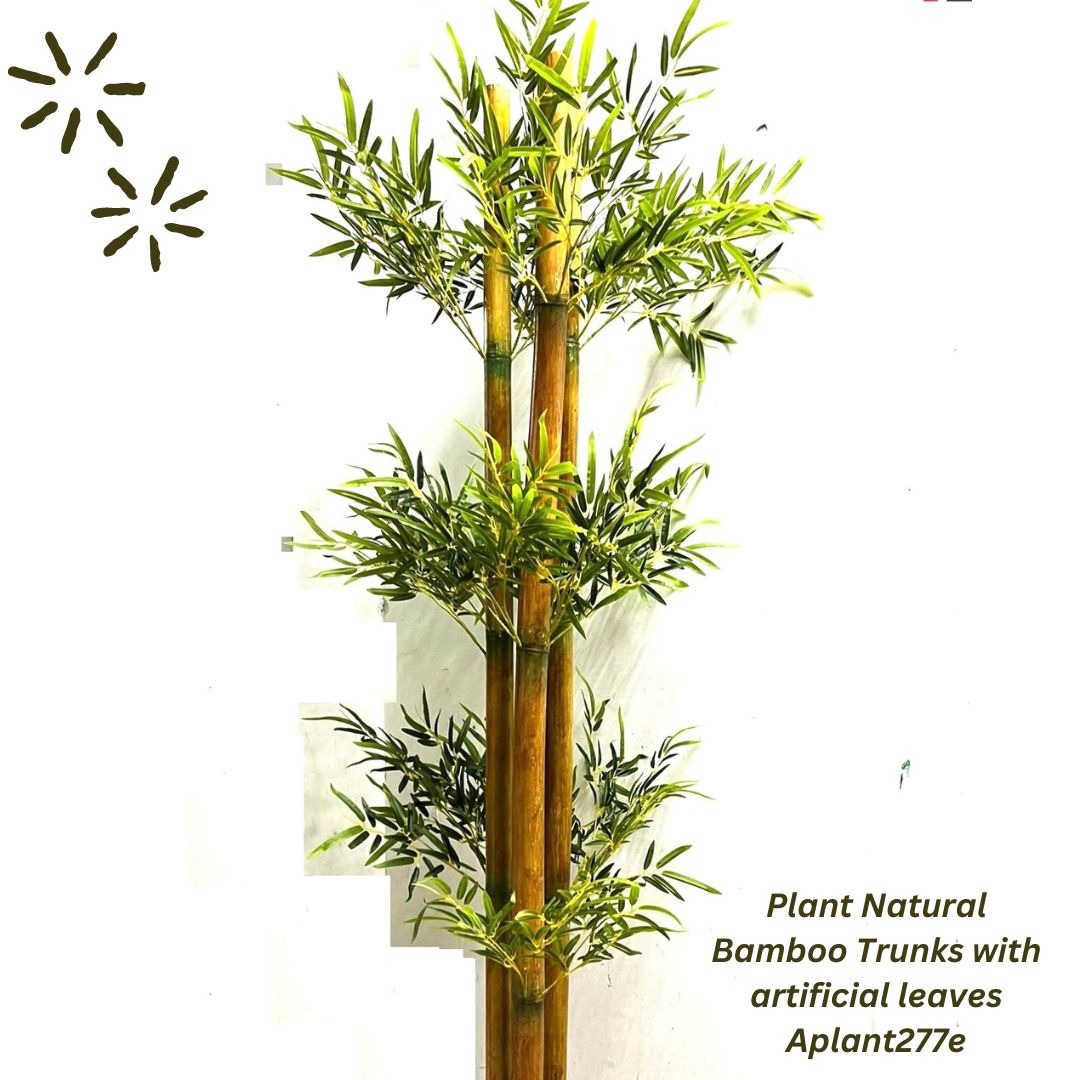 Natural PlantBamboo Trunks with artificial leaves, home decor, events ...