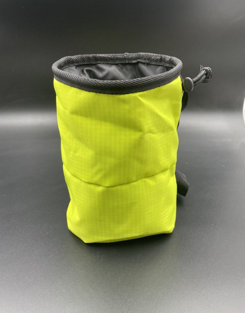 Neon Yellow Climbing Bouldering Chalk Bag, Sports Equipment, Other ...