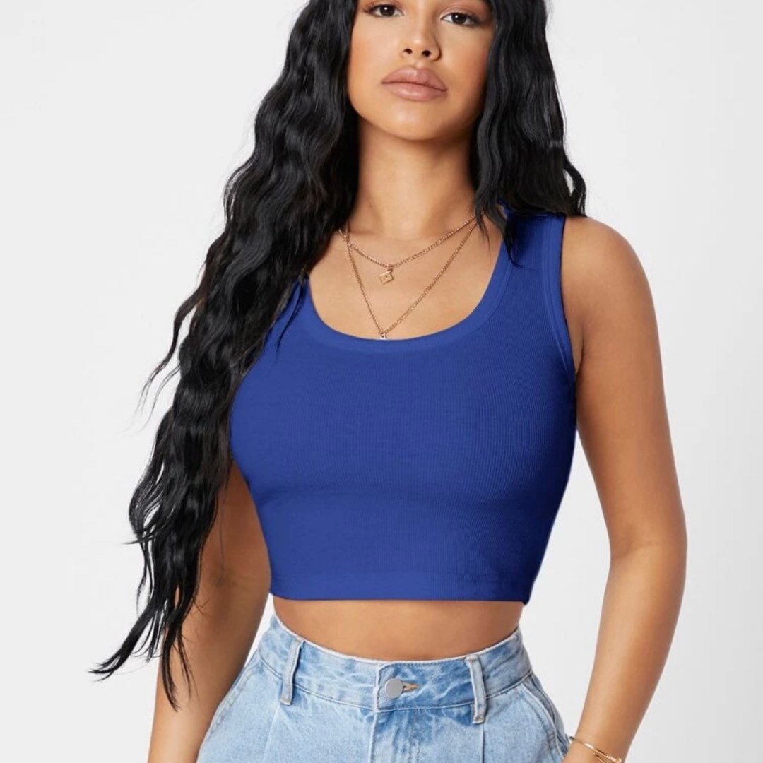 NEVER USED SHEIN TOP, Women's Fashion, Tops, Sleeveless on Carousell