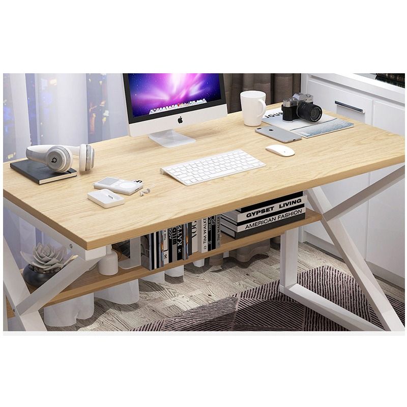 NEW 120CM Desk Light Wood Study Table Office Table New Cash on delivery ...