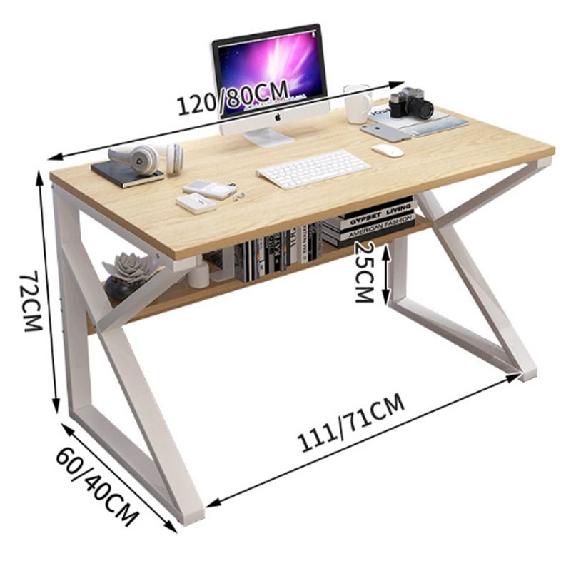 NEW 120CM Desk Light Wood Study Table Office Table New Cash on delivery ...