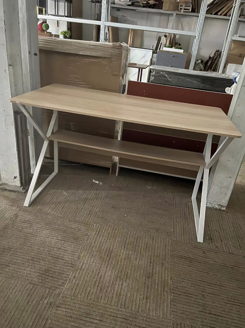 NEW 120CM Desk Light Wood Study Table Office Table New Cash on delivery ...