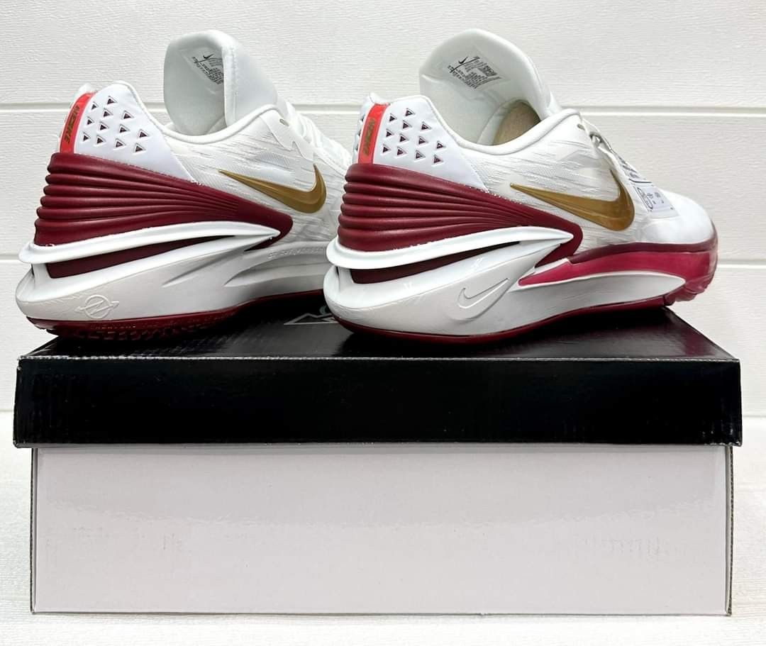 Nike Gt Cut 2 white Maroon on Carousell
