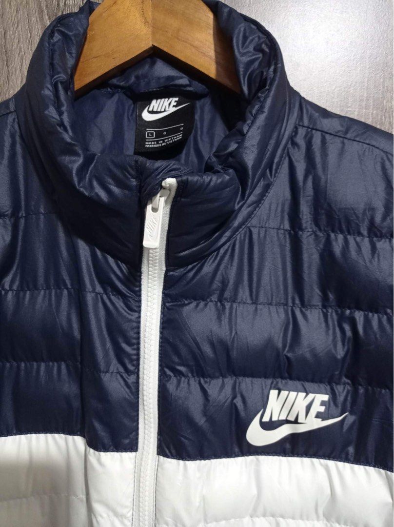 Nike tri color Puffer jacket on Carousell