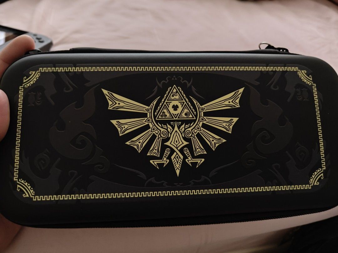 Nintendo OLED Zelda TOTK pouch, Video Gaming, Gaming Accessories, Cases ...