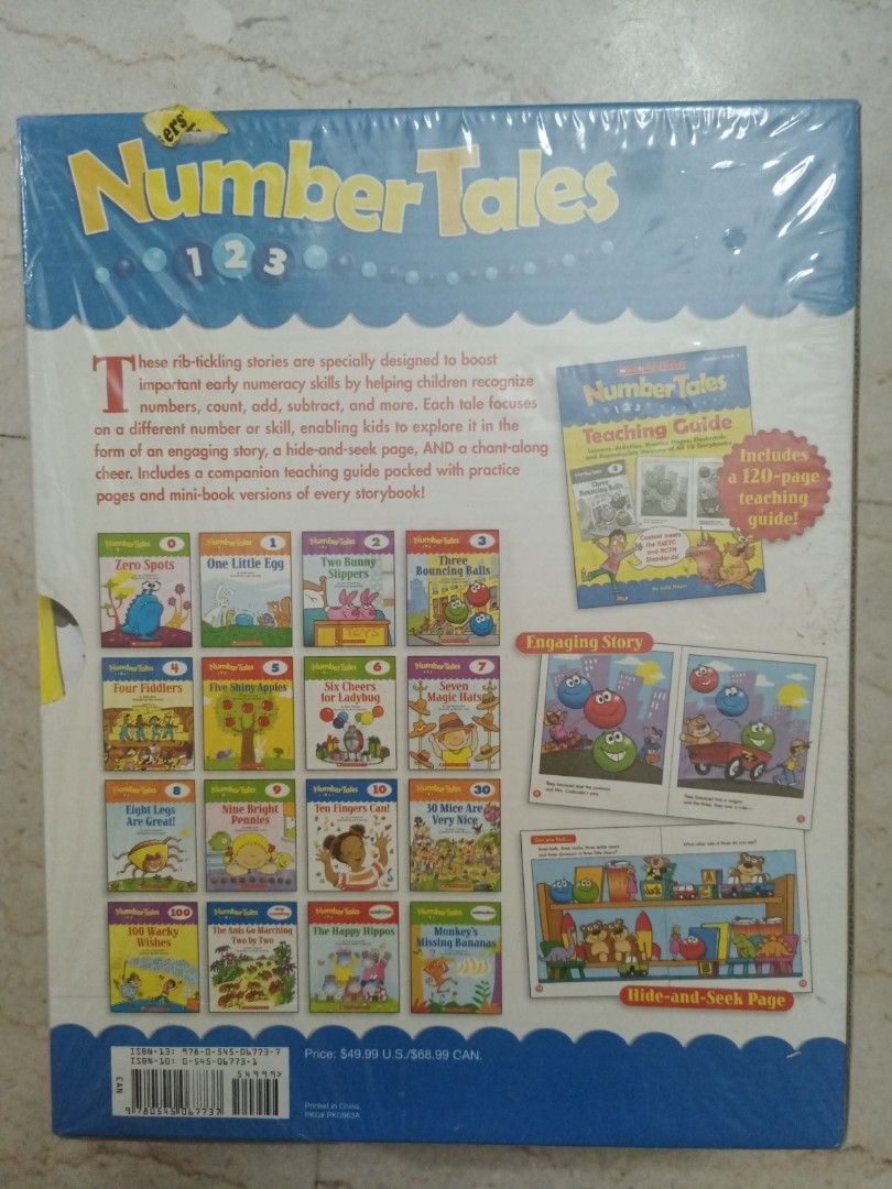 NumberTales Scholastic, Hobbies & Toys, Books & Magazines, Children's ...