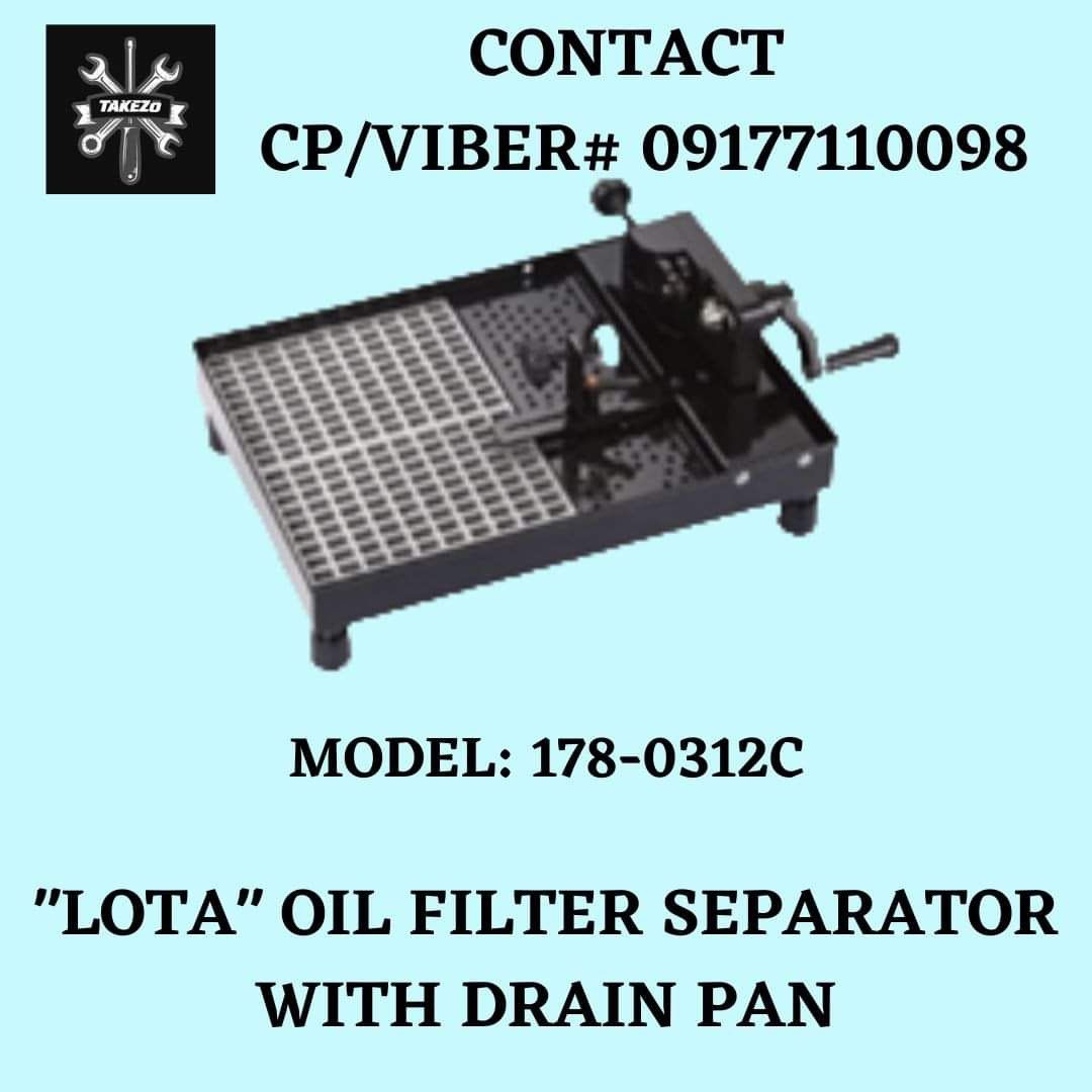 OIL FILTER SEPARATOR WITH DRAIN PAN on Carousell